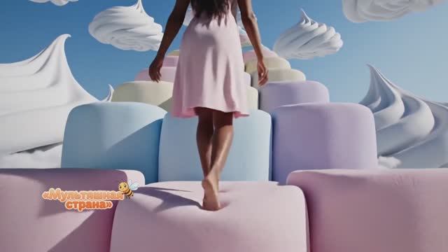 Мультики для детей. Сладкие лестницы. АСМР. ИИ-анимация.