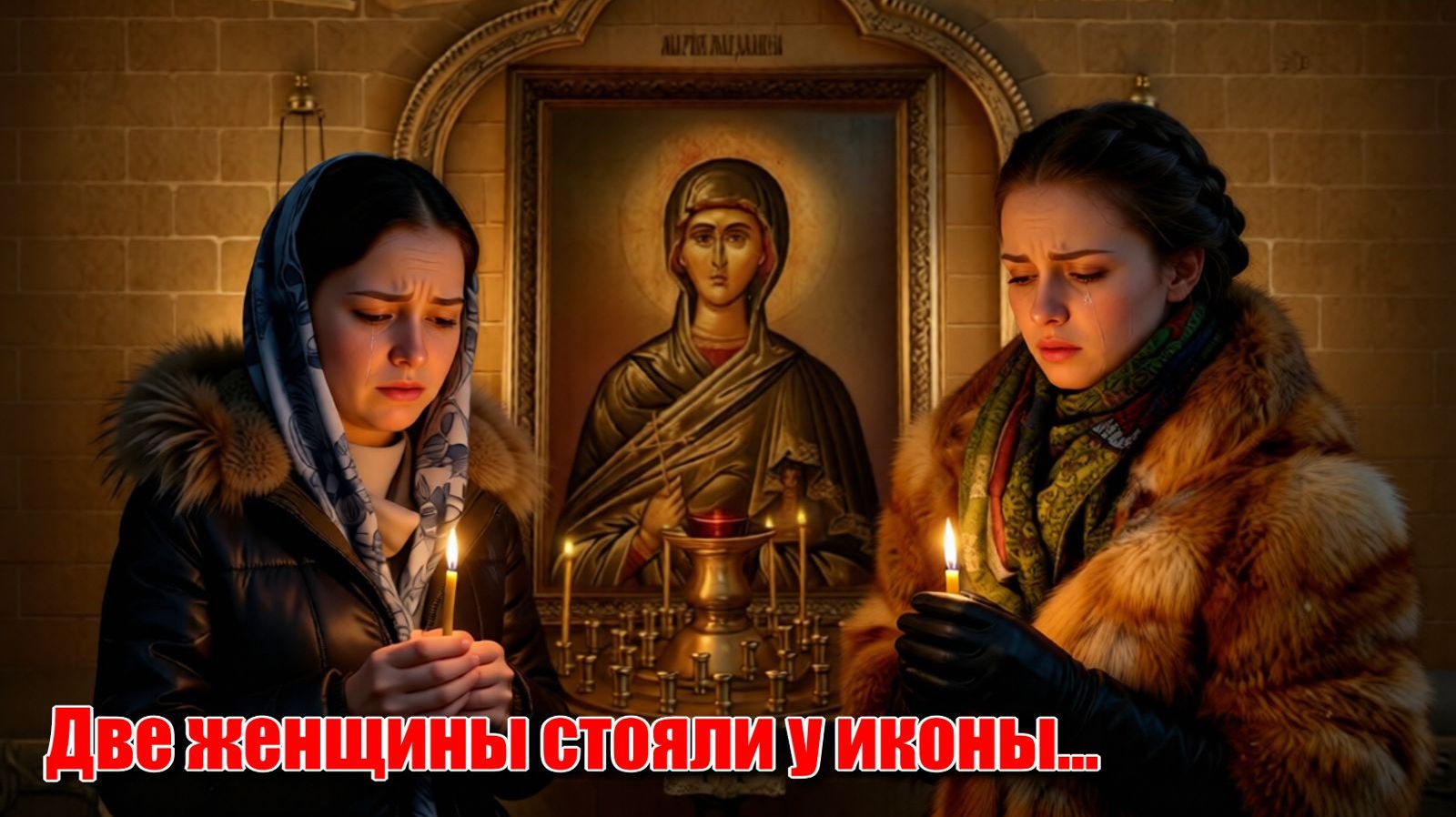 Две женщины стояли у иконы... РУССКИЕ ХИТЫ 2026. Лирическая песенка. Песни ИИ. #музыкаИИ.