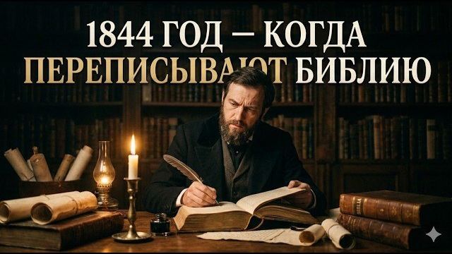 1844 г – КОГДА ПЕРЕПИСЫВАЮТ БИБЛИЮ / Библейские беседы с д-ром Отто Венделем
