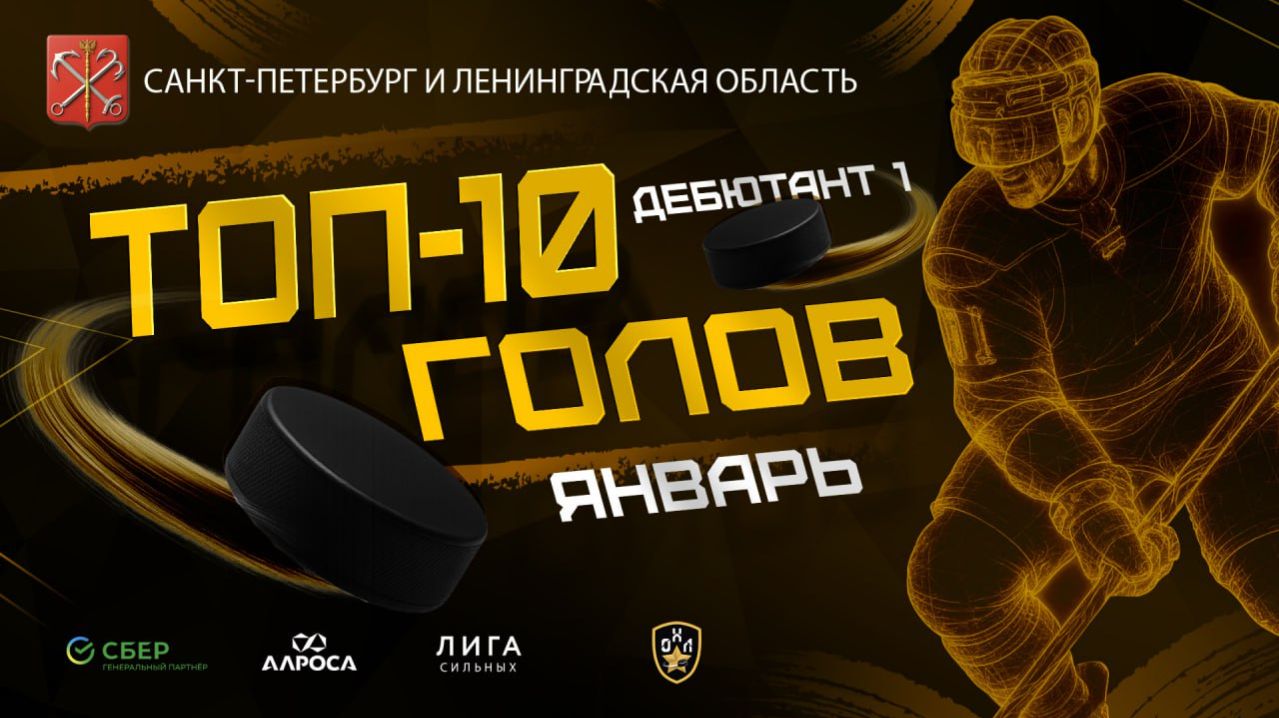 ТОП 10 ГОЛОВ / ДЕБЮТАНТ 1 / САНКТ-ПЕТЕРБУРГ/ ЯНВАРЬ