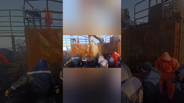 На борту российского судна  СТР  "Arina " у берегов Японии произошел пожар