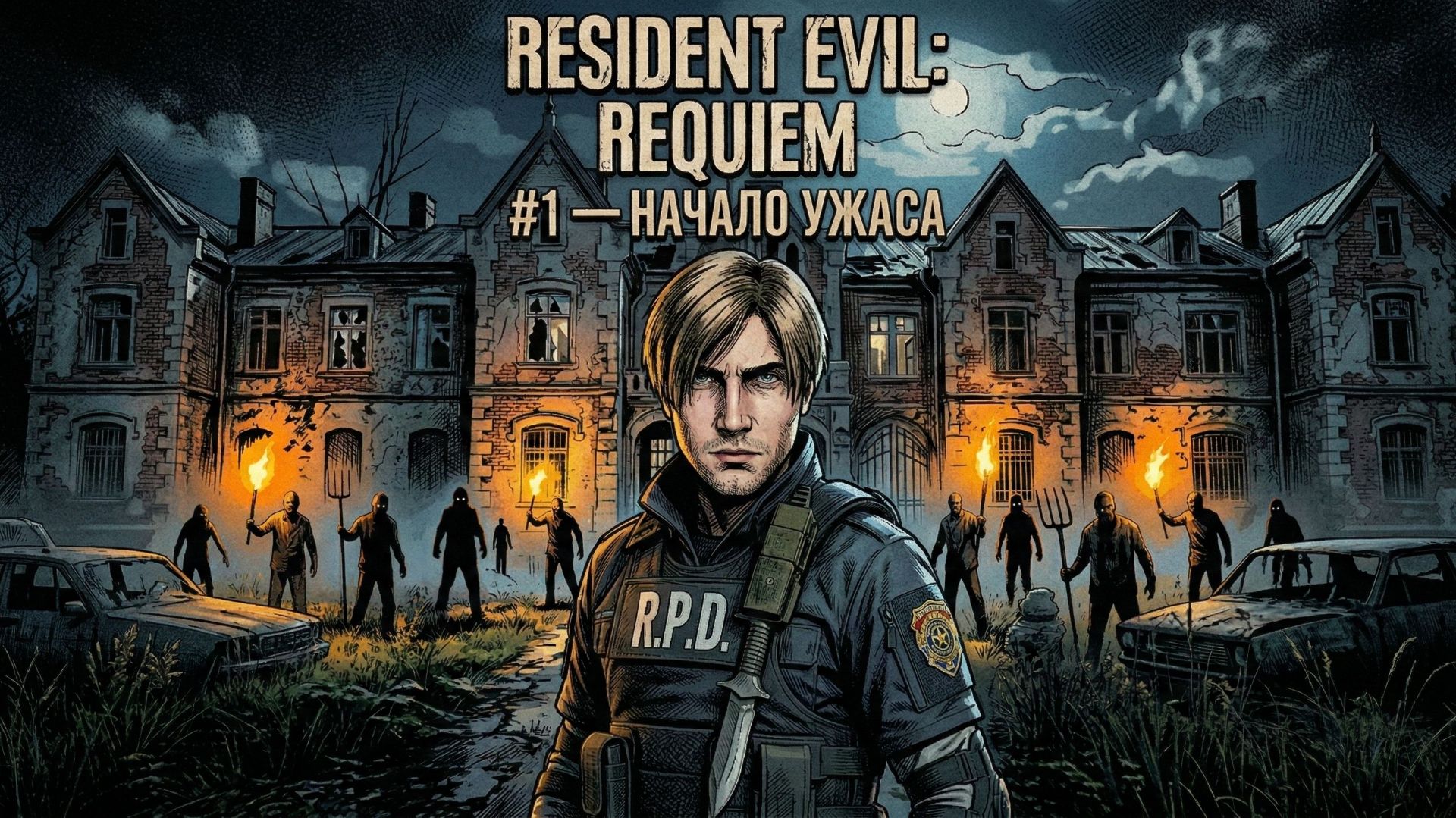 3 ЧАСА ПОЛНОГО УЖАСА! Начинаем Resident Evil: Requiem | Прохождение - Часть 1