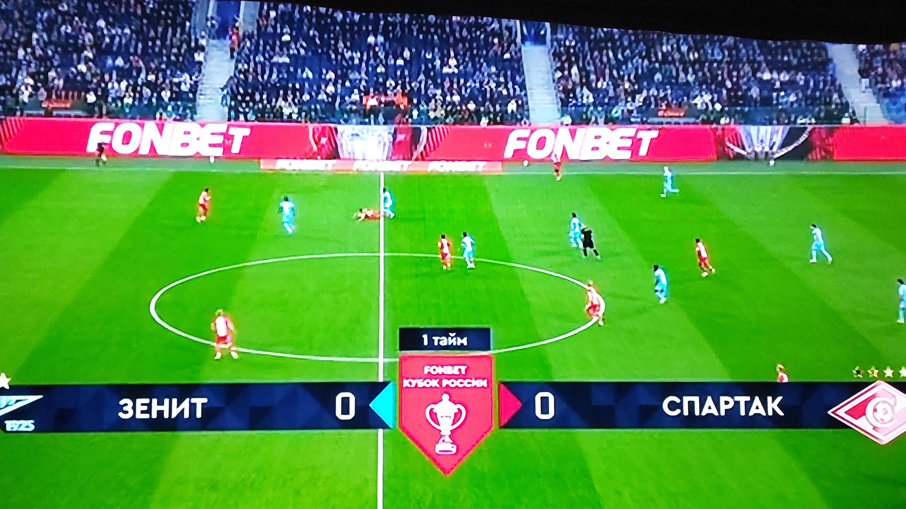 Футбол Кубок России 1/2 финала Зенит - Спартак
