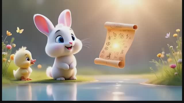 Приключения уточки и кролика. Часть 1. Для детей