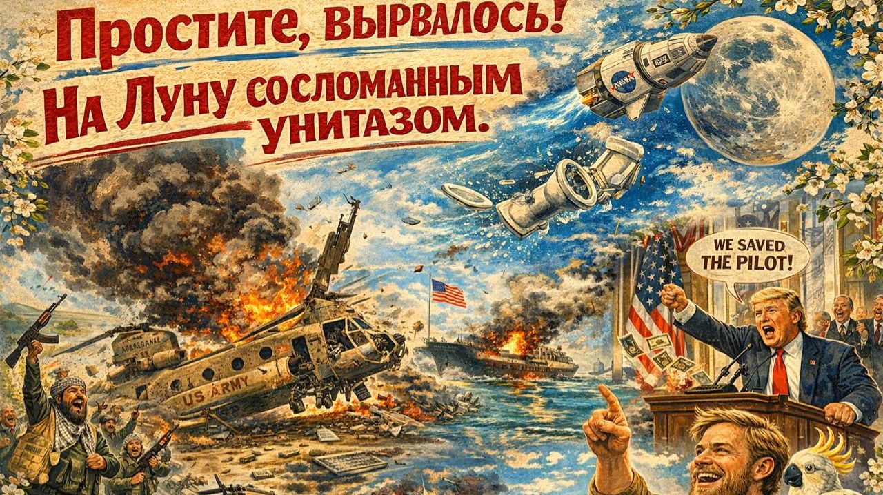 "Простите, вырвалось!" №380 | Сломанный унитаз в космосе, подбитые корабли в Ормузском проливе
