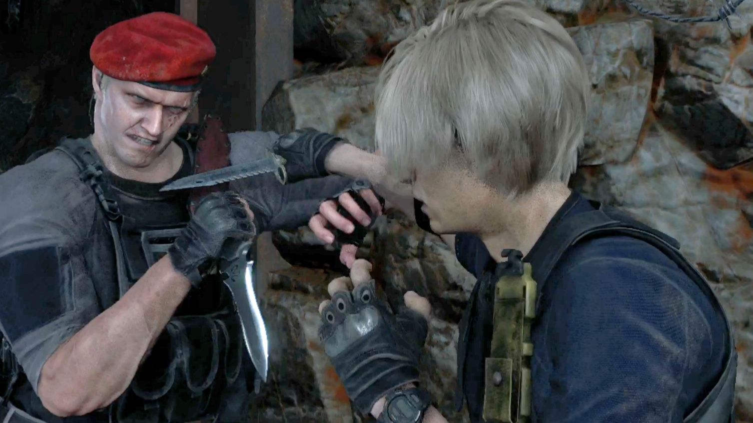 ДЖЕК КРАУЗЗЕР ПРОТИВ ЛЕОНА - БИТВА НА НОЖАХ - ИСКУПЛЕНИЕ ВИНЫ ЛУИСА - НОВИСТАДОРЫ  резидент 4 ремейк