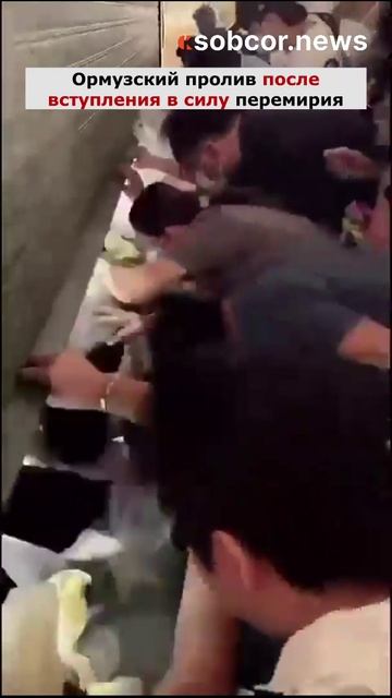 Ормузский пролив после вступления в силу перемирия #юмор