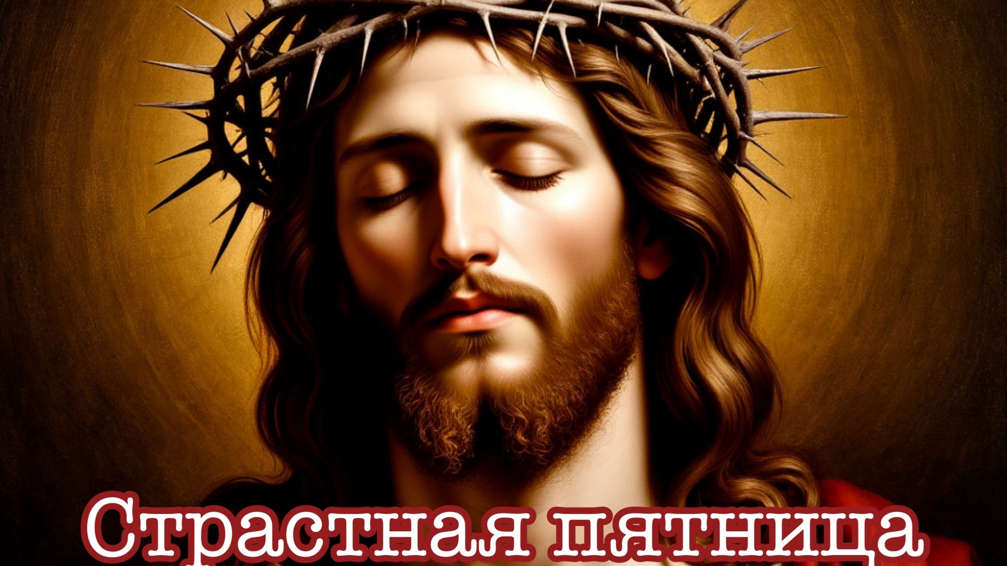 Страстная неделя. Страстная пятница. Музыкальная открытка.