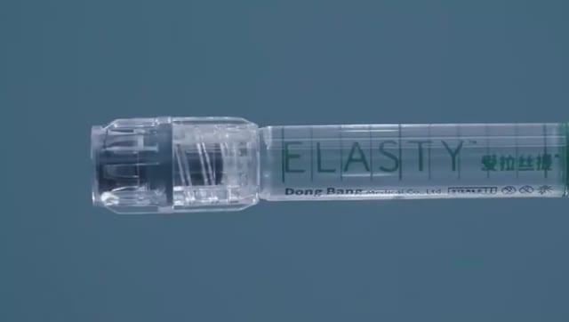 Филлер ELASTY: тест на сопротивление движению. Когезивность и плотность ELASTY.Компания Оригомед