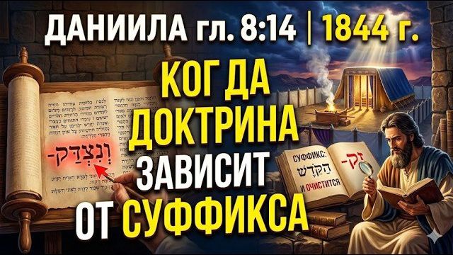 1844 г - КОГДА ДОКТРИНА ЗАВИСИТ ОТ СУФФИКСА  / Библейские беседы с д-ром Отто Венделем