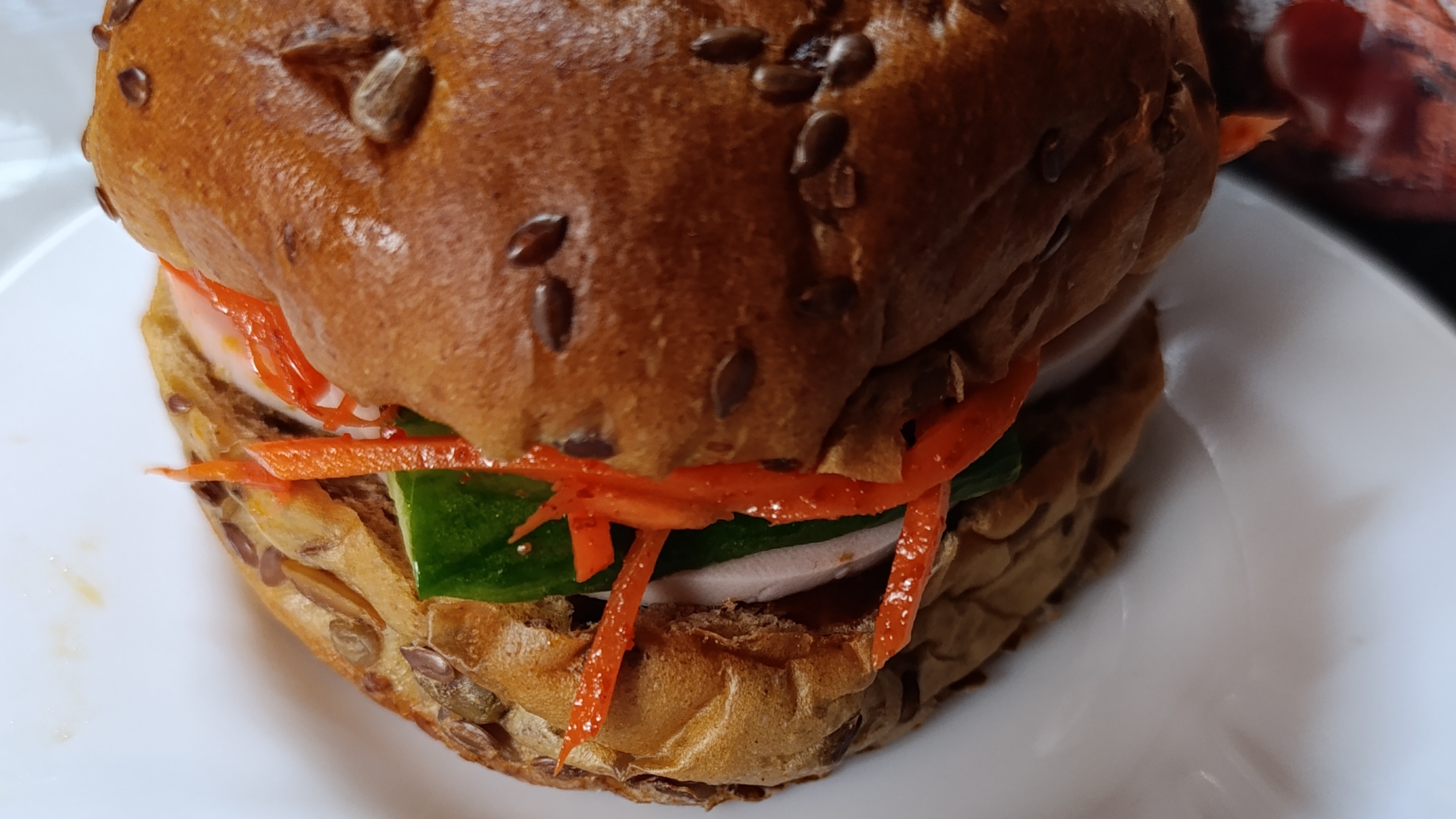 Бургер домашний, вегетарианский. Великий пост