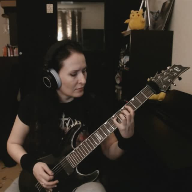 Europe - The Final Countdown (7 string guitar cover, ROCK1000)