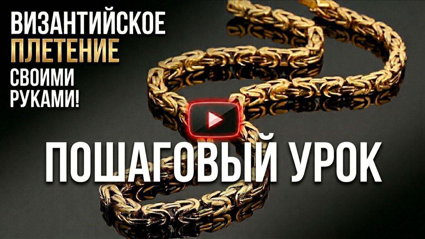 Браслет византийский своими руками. Самый подробный обзор.