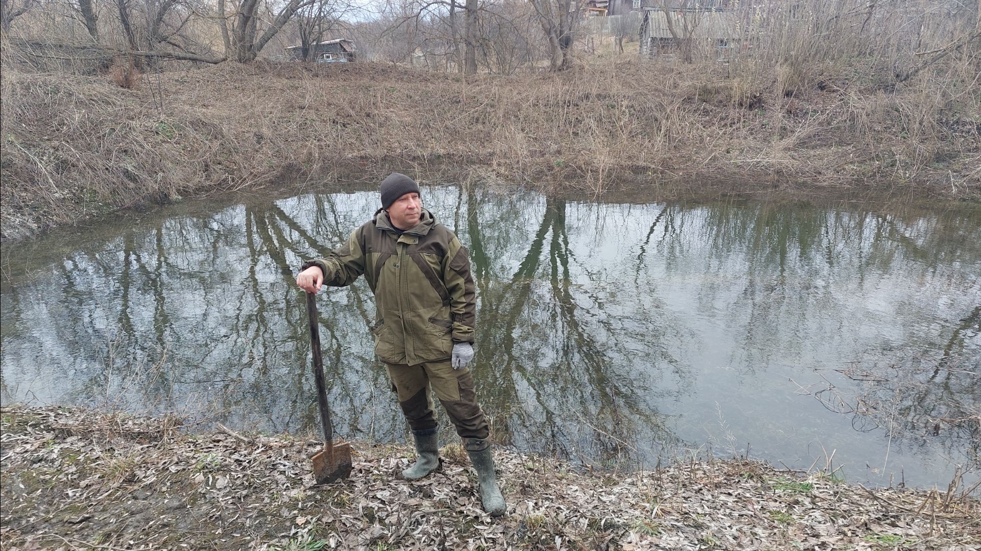 Свой пруд, вода пришла из-под земли! Жизнь в деревне