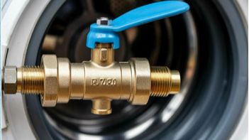 Замена крана стиральной машины.