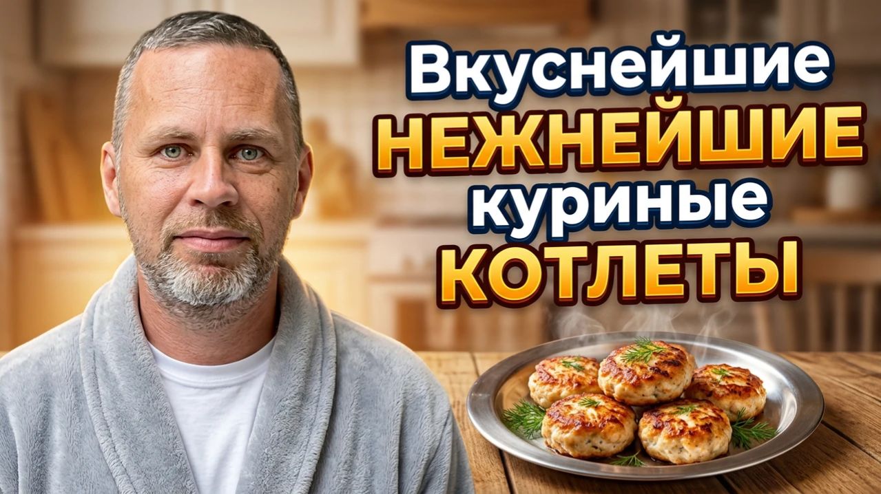 Куриные котлеты, ВКУСНЕЙШИЙ простой рецепт 🍽️