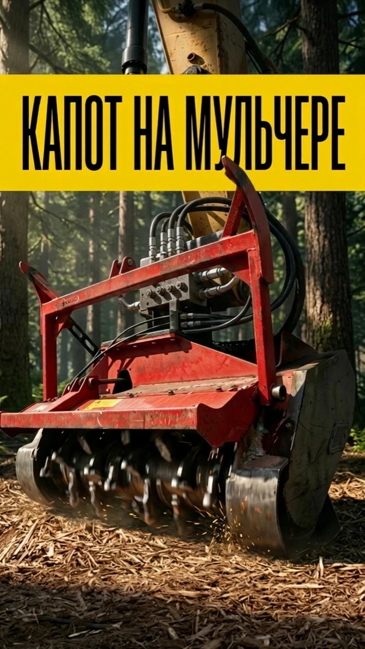 Зачем нужен капот на мульчере?