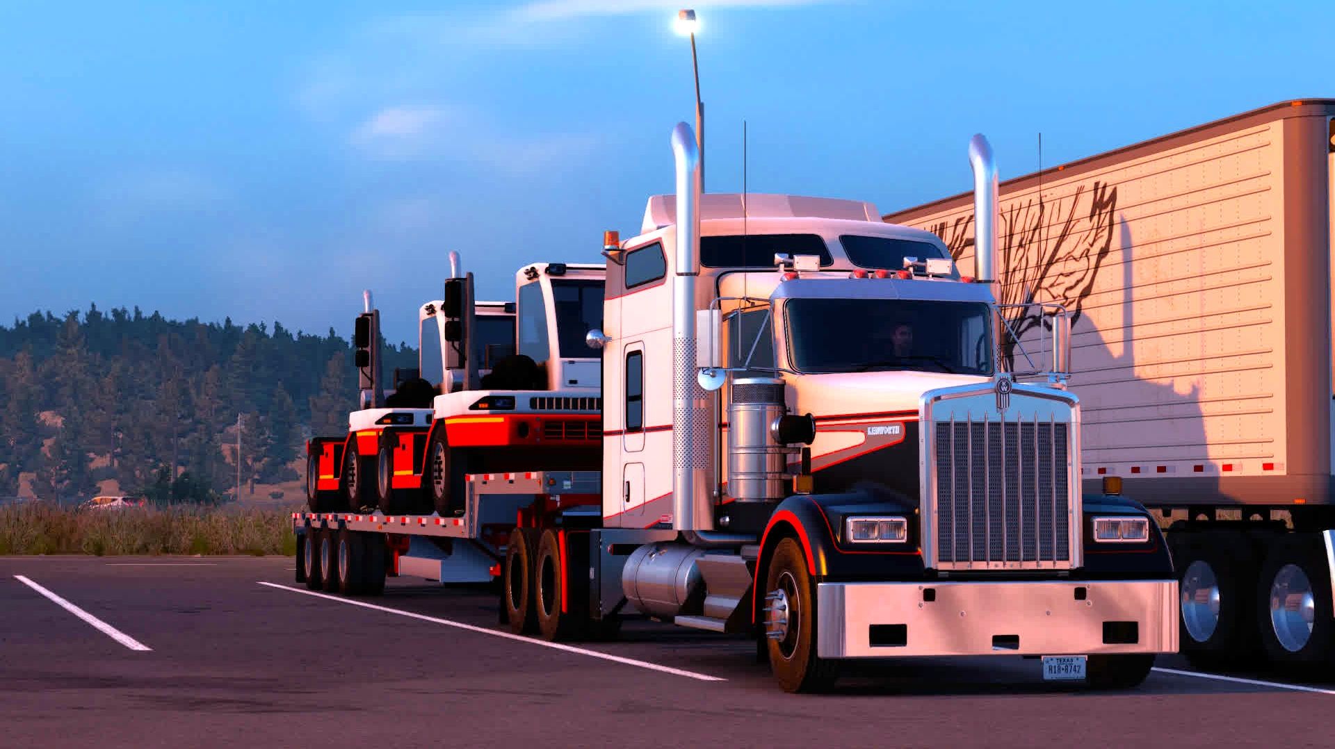 617 / ATS 1.58 / Kenworth W900 / С грузом на Запад.