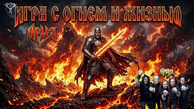 тяжелый рок, рок метал. (Игра с огнем и жизнью) песня в стиле (группе Ария)
