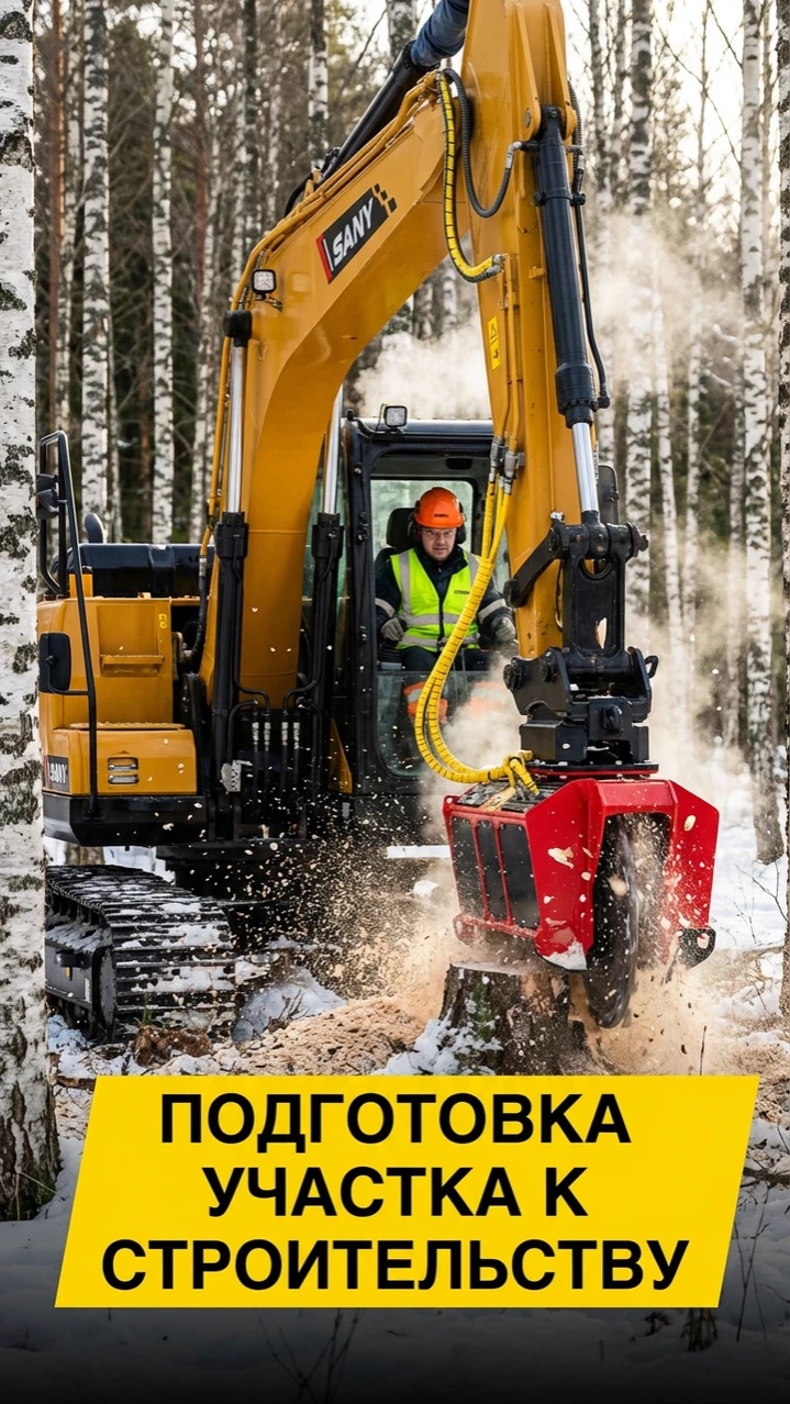 Подготовка участка к строительству🏠