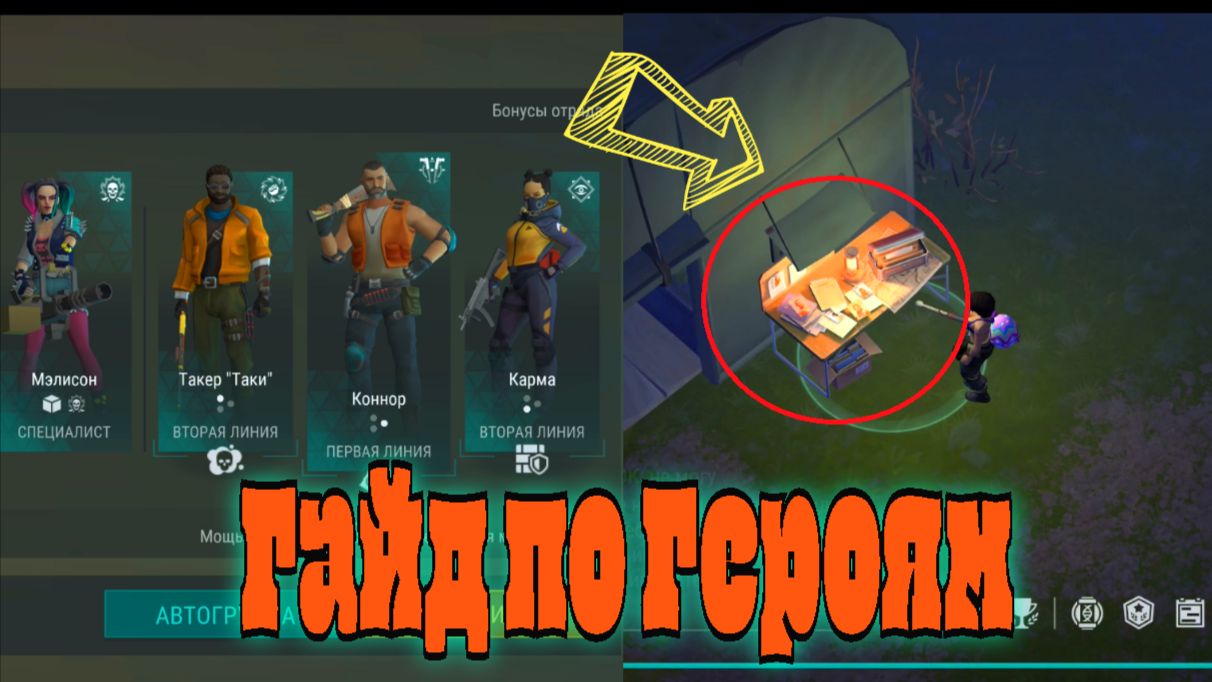 Ласт дей Гайд по прокачке персонажей в поселении