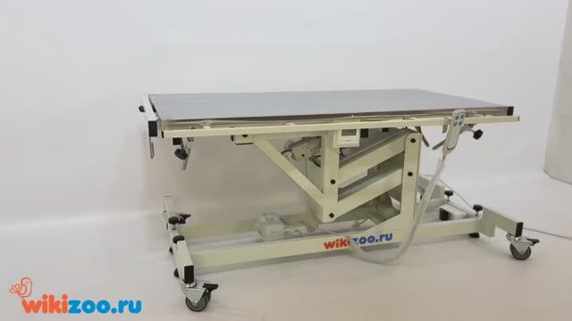 Стол ветеринарный электропривод нержавеющая сталь V столешница с регулируемым наклоном,подогрев