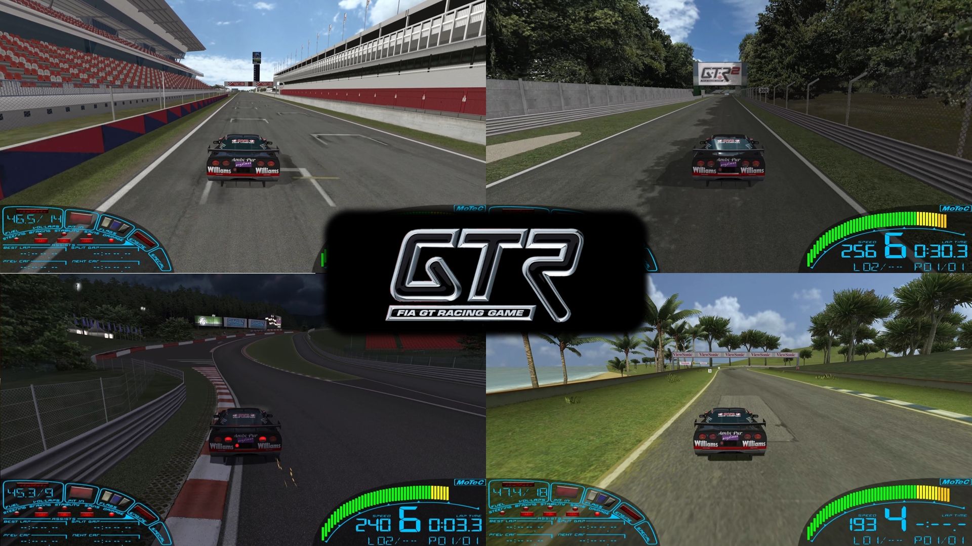 GTR - FIA GT Racing Game (PC) - Все Гоночные Трассы