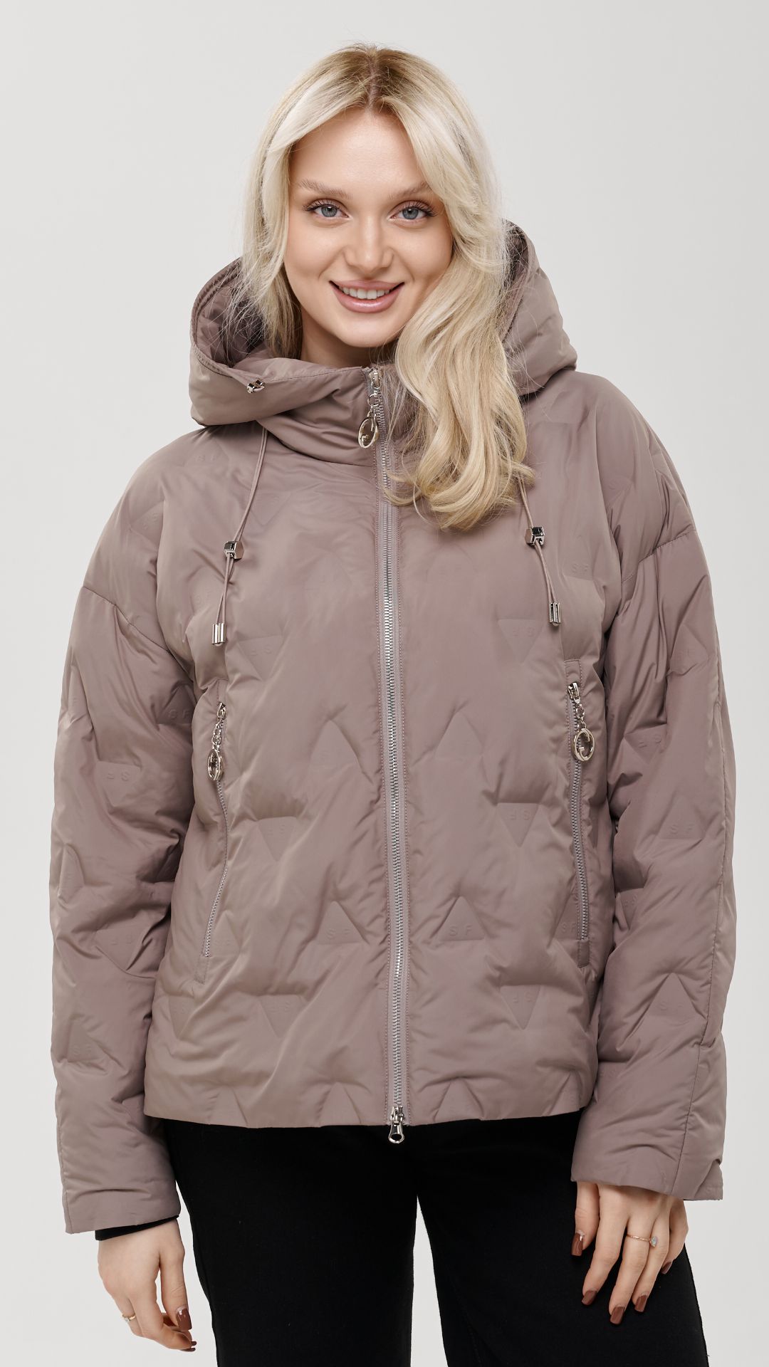 Куртка демисезонная SCANNDI CW5056 (кофе с молоком)