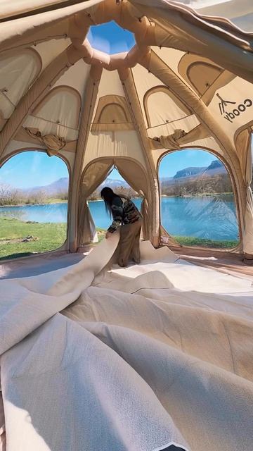 Обзор надувной палатки Coody Dome (Aurora)