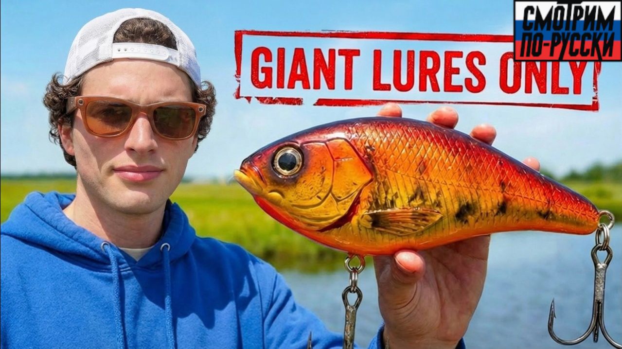 Рыбалка... но только с гигантскими приманками! 🎣😱 l СМОТРИМ ПО-РУССКИ