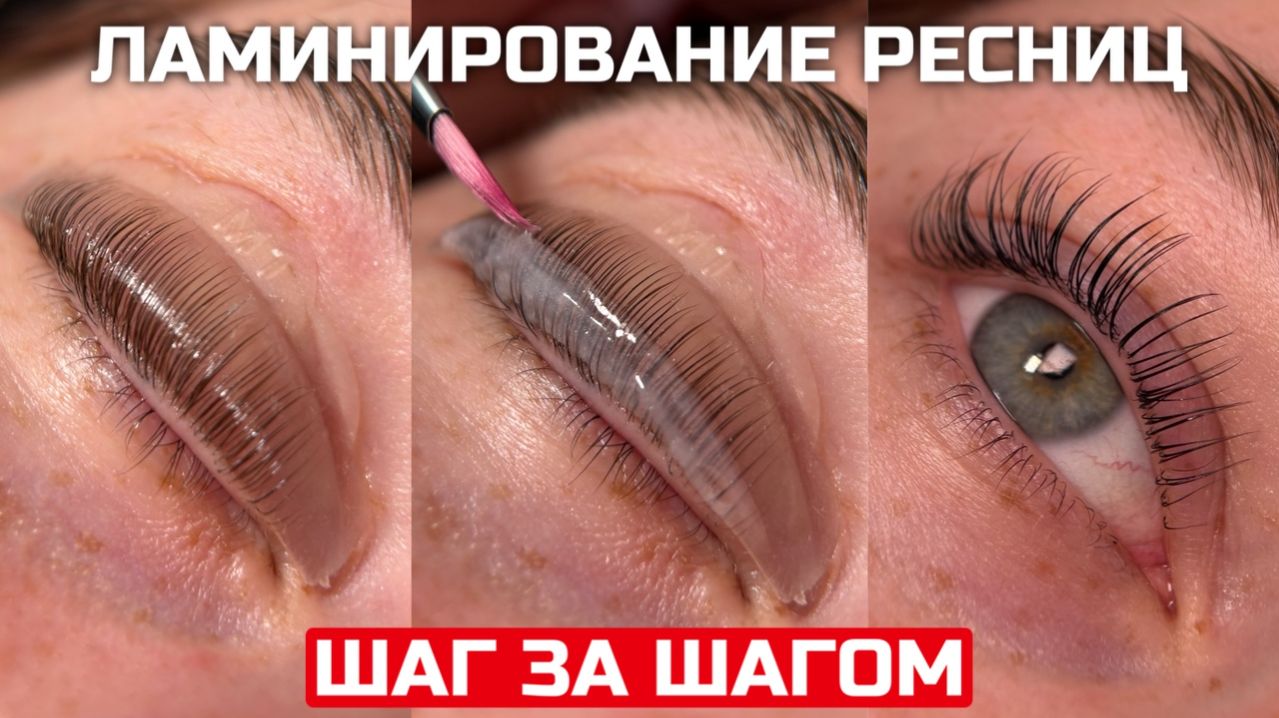 Ламинирование ресниц ПОШАГОВО | Выкладка, составы, окрашивание