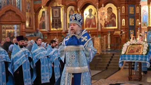 Проповедь митрополита Леонтия накануне престольного праздника Благовещенского собора г. Воронежа