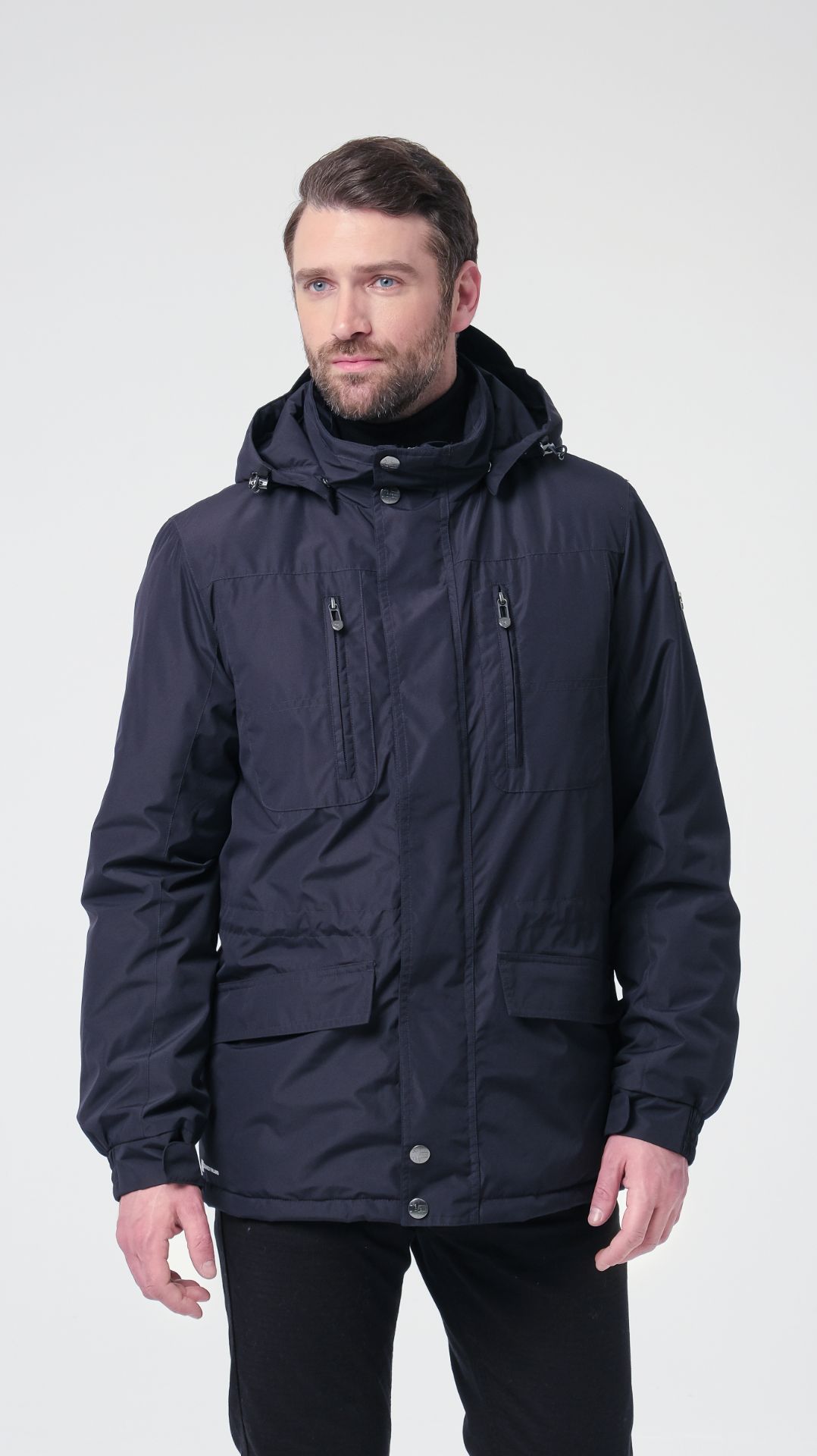 Куртка демисезонная SCANNDI CM29003 (темно-синий)