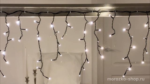 Светодиодная бахрома Качественное освещение (Quality Light) 4.9*0.5 м, PIL240-11-2WW