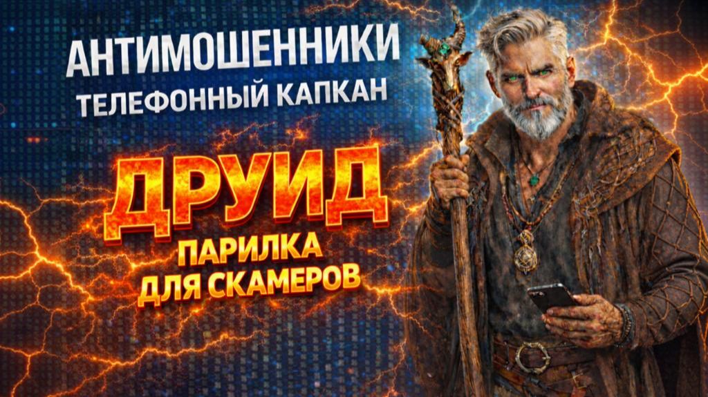ДРУИД / ТОПИТ МОШЕННИКОВ В ИХ ЖЕ СХЕМАХ / МОШЕННИКИ ЗВОНЯТ ПО ТЕЛЕФОНУ