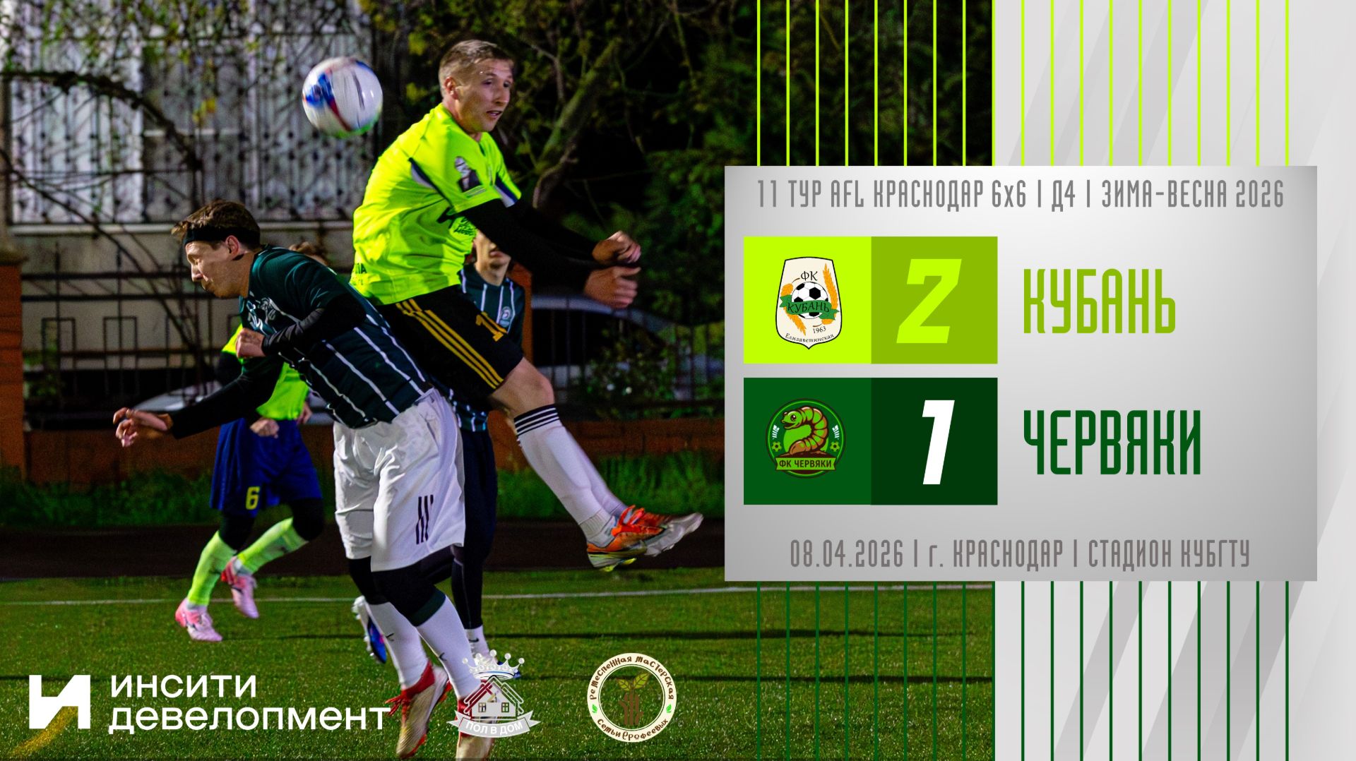 Кубань - Червяки | 08.04.2026
