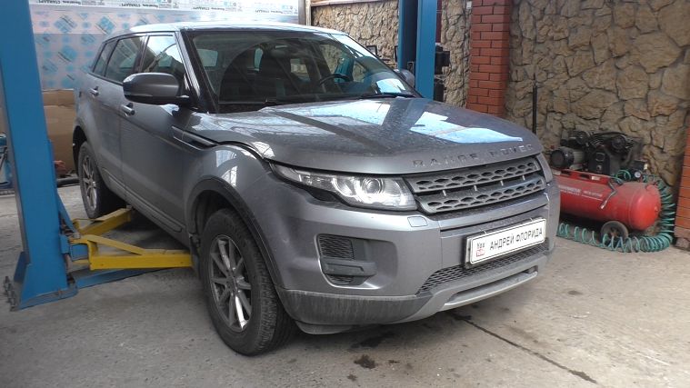 Замена роликов ремня ГРМ и помпы на Range Rover Evoque 2,2 Ленд Ровер Эвок 2012 года 1часть