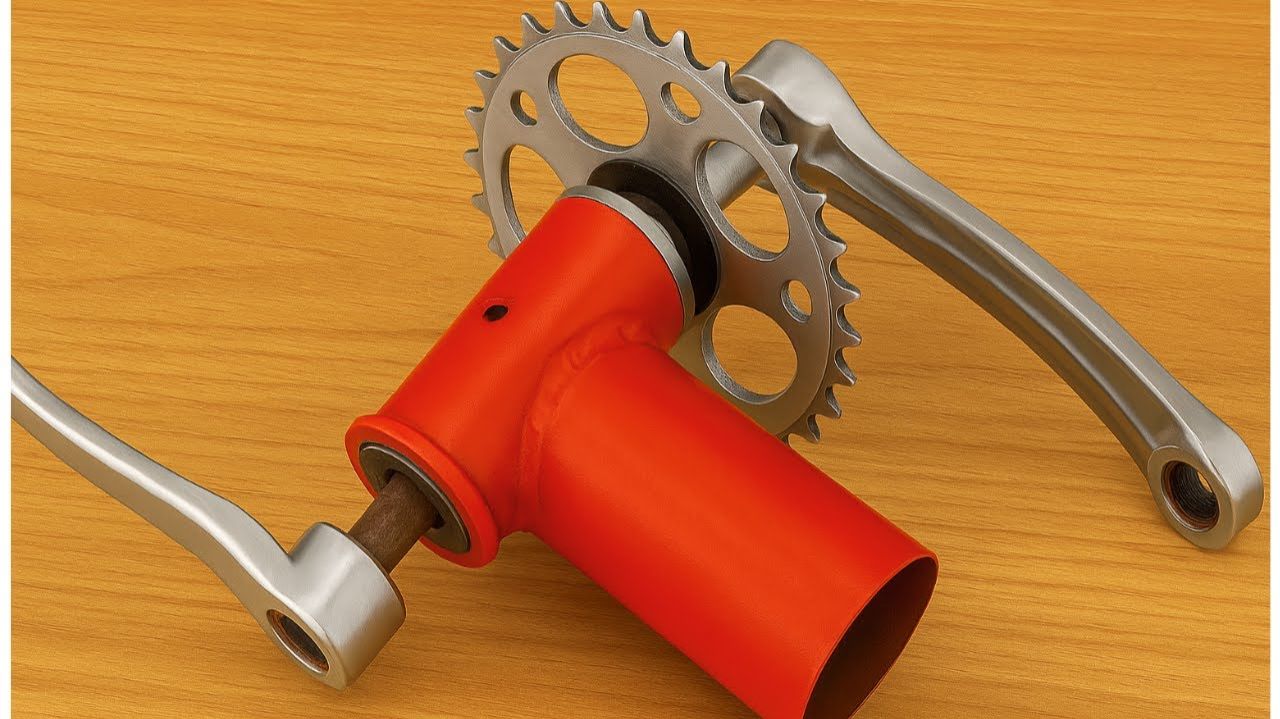 👉 Не выбрасывай каретку от велосипеда — сделай из неё простейший отрезной станок