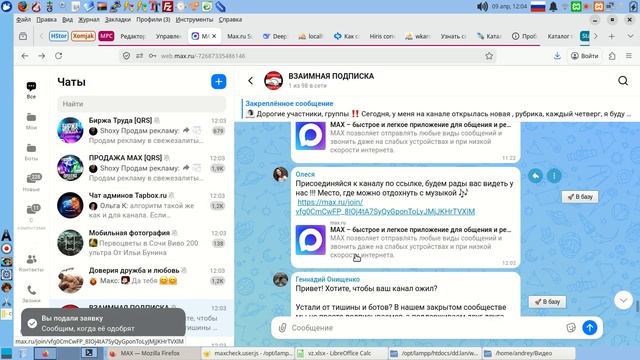Web-приложение для отслеживания отписчиков - развитие прототипа