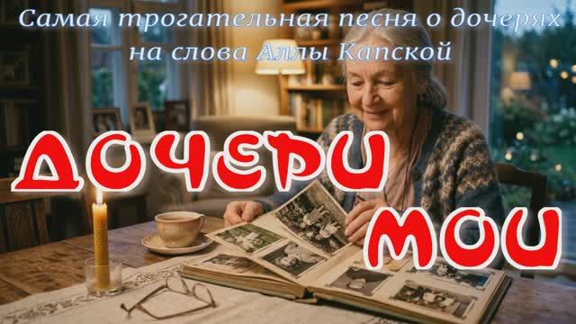 ДОЧЕРИ МОИ — Самая трогательная песня о дочерях  на слова Аллы Капской (Премьера клипа)