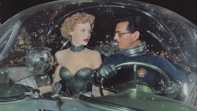 1 Hour of Relaxing Atomic-Age Music ｜ Journey Through the Future of the Past at Night-(1080p60)