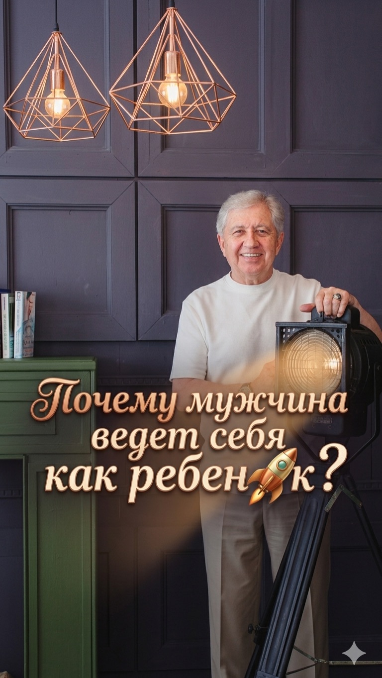 Почему мужчина ведет себя как ребенок?