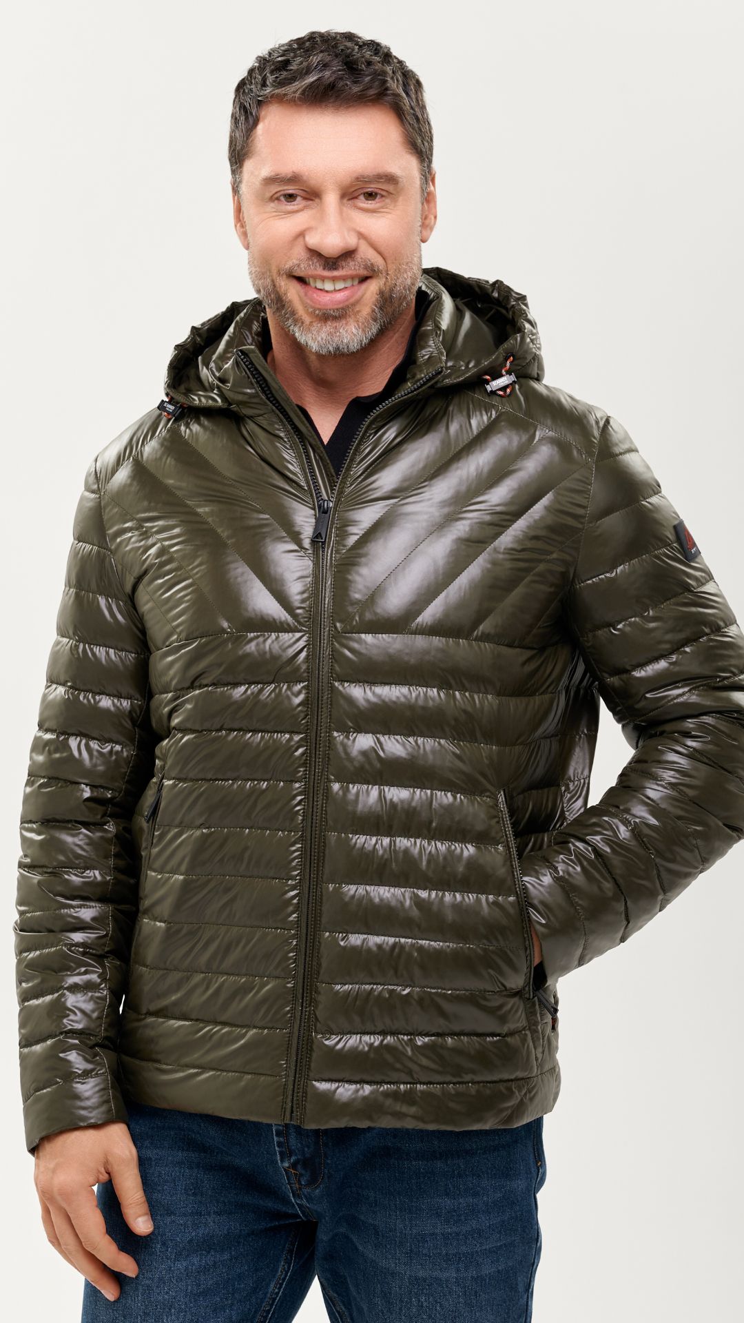 Куртка демисезонная SCANNDI CM6029 (темно-зеленый)