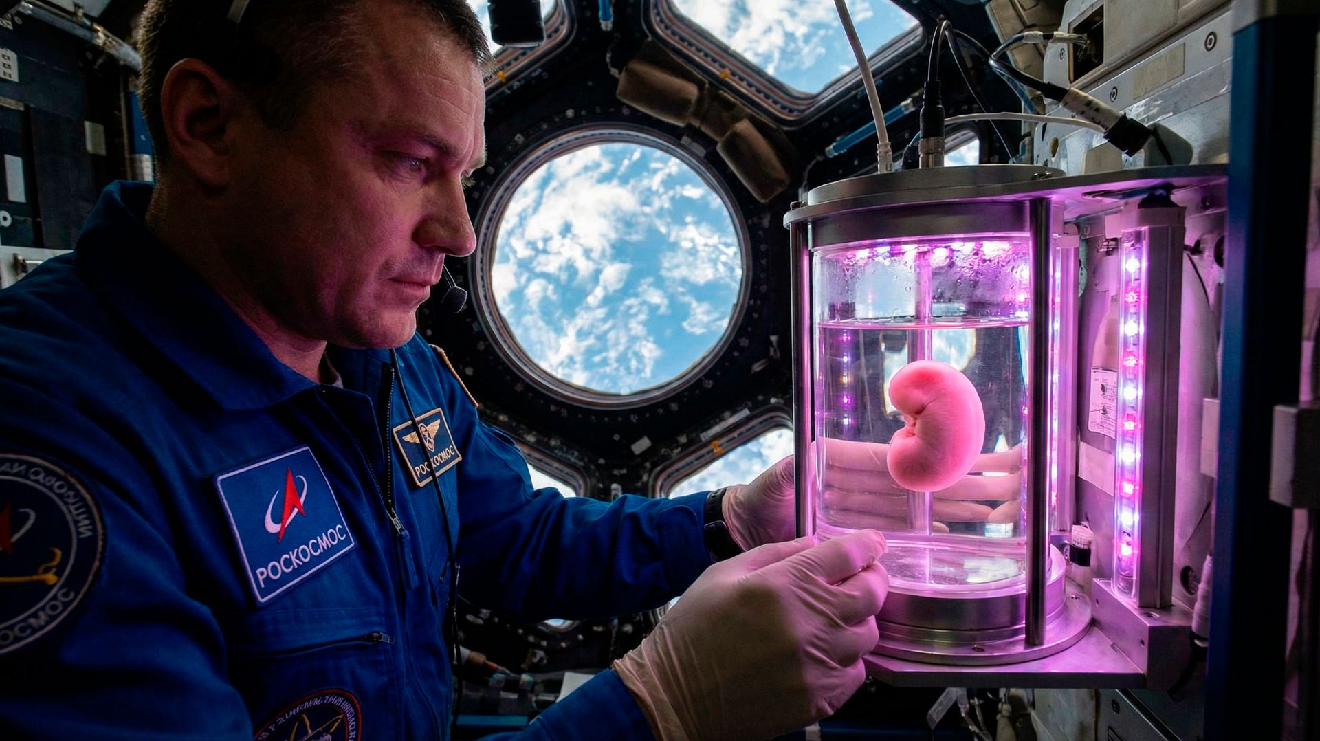 Российские космонавты начнут выращивать на МКС человеческие органы