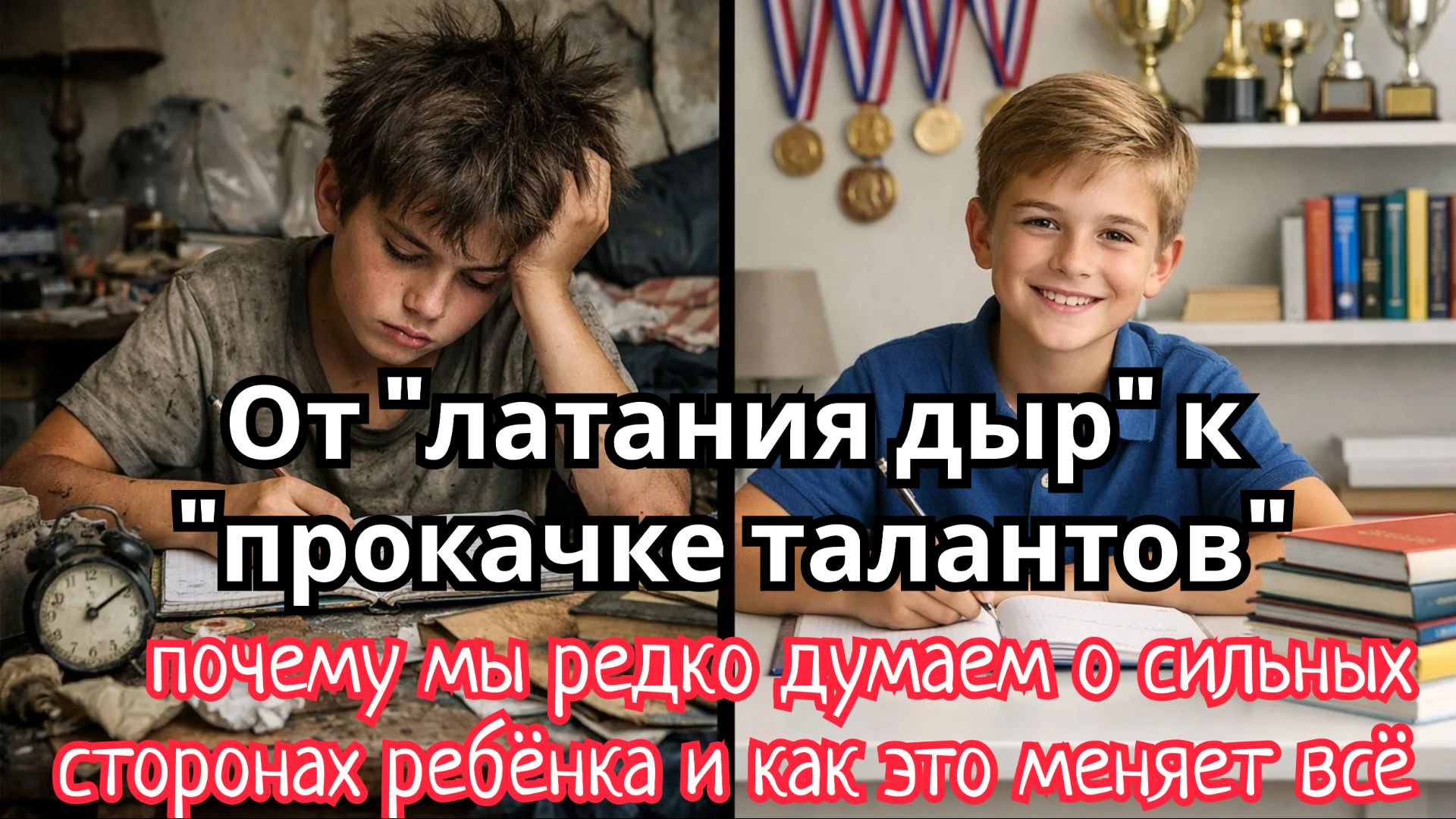 От "латания дыр" к "прокачке талантов": почему мы редко думаем о сильных сторонах ребёнка!