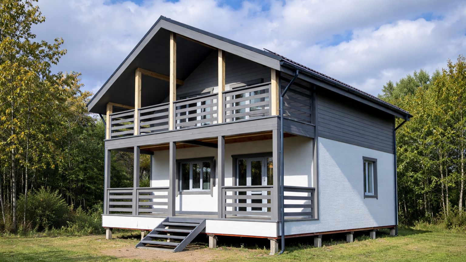 Заказчик каркасного дома, построенного по проекту «Премьер»