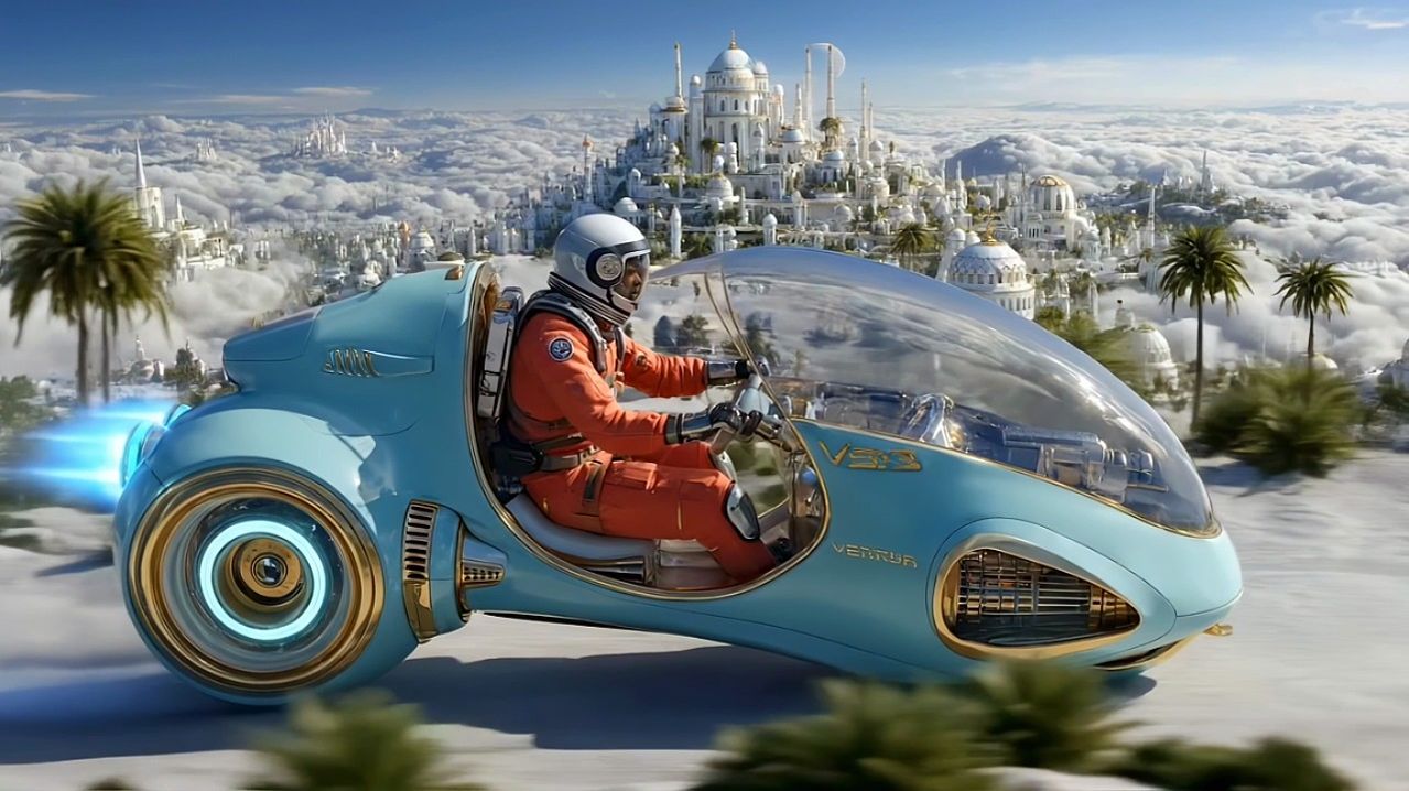 2055: FUTURISTIC ECO CITYSCAPES (1 HOUR) | Sci-Fi Ambient Soundscape | Relax & Focus |