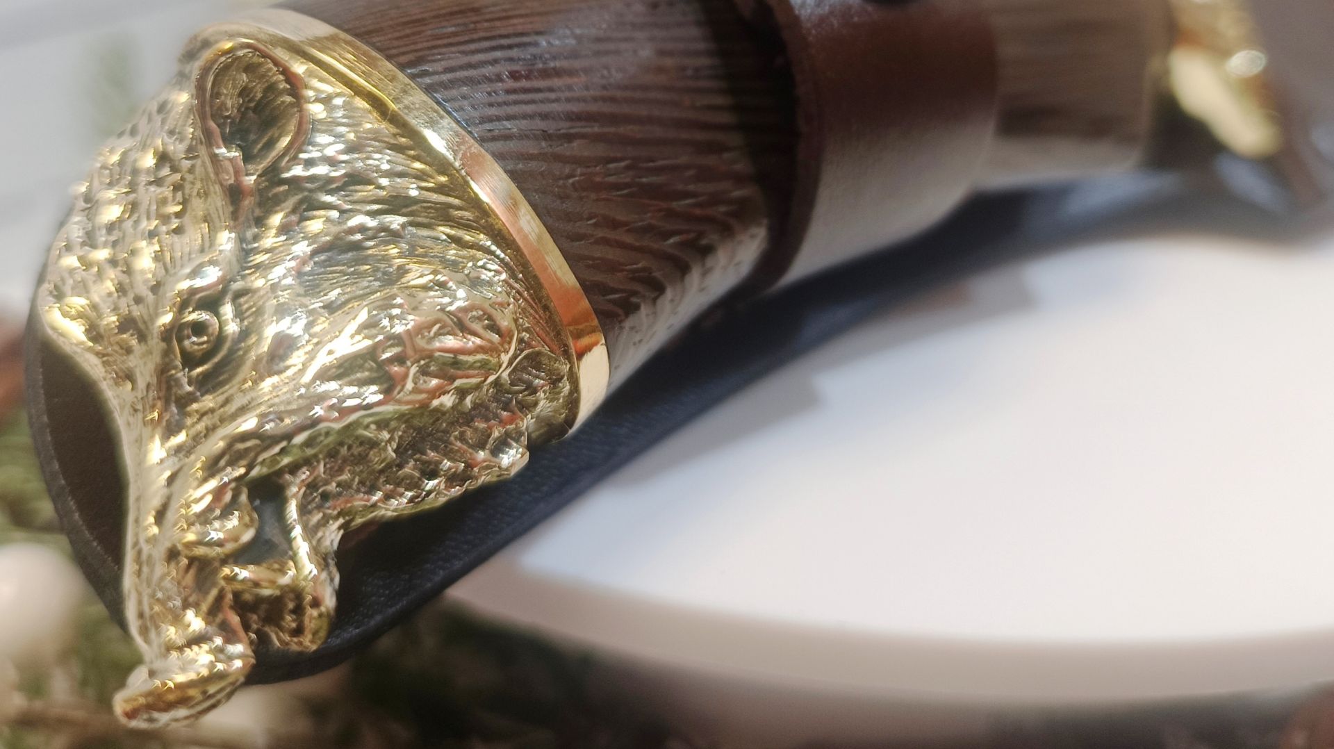 Нож с литьем Кабан ст 40х13, твёрдость HRC 55-56 ed