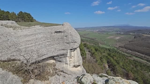 Скалы Сап-Сары-Кермен. Виды сверху - 3