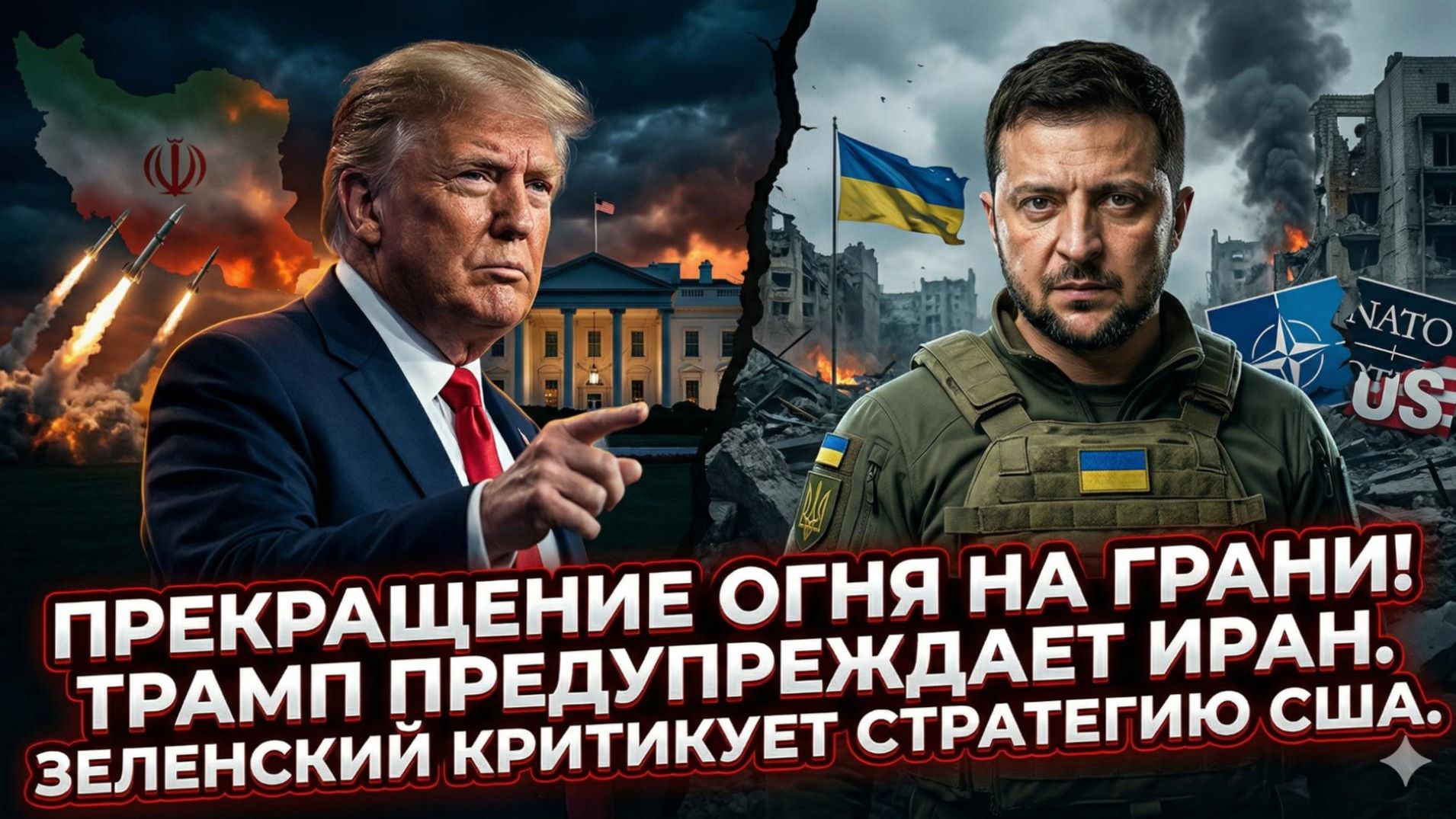🔥Себастиан Сас | Перемирие на волоске: Трамп грозит Ирану, Зеленский ломает стратегию США